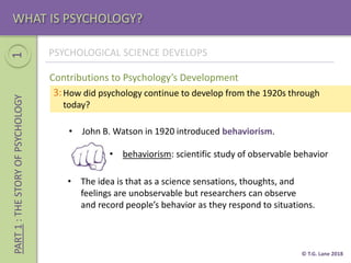 Part 1 (The Story of {Psych) | PPT