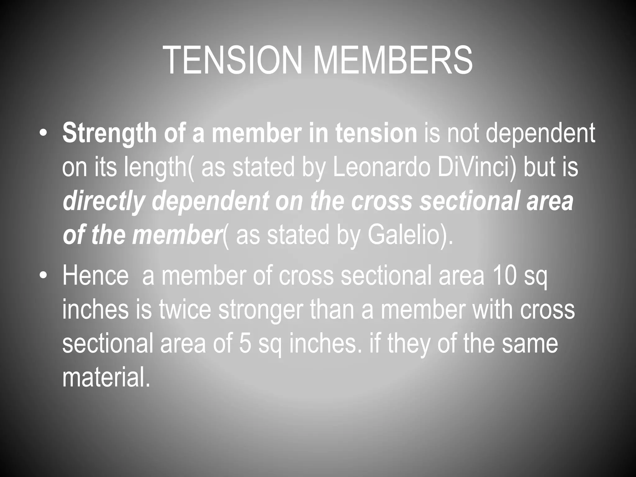 Part 1: Architecture 1st yr. Understanding stresses in structures ...