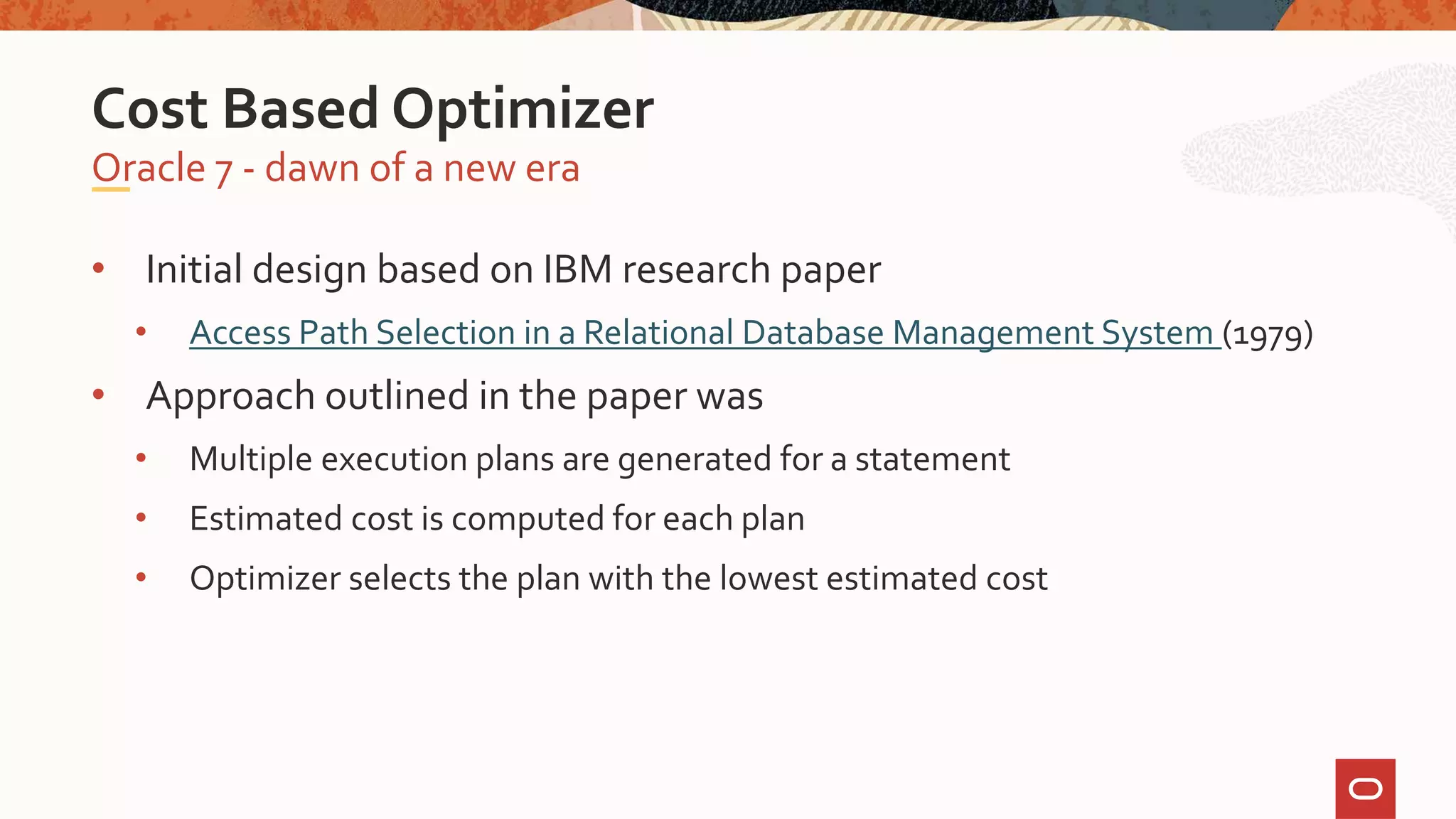 Part1 Of Sql Tuning Workshop Understanding The Optimizer Ppt