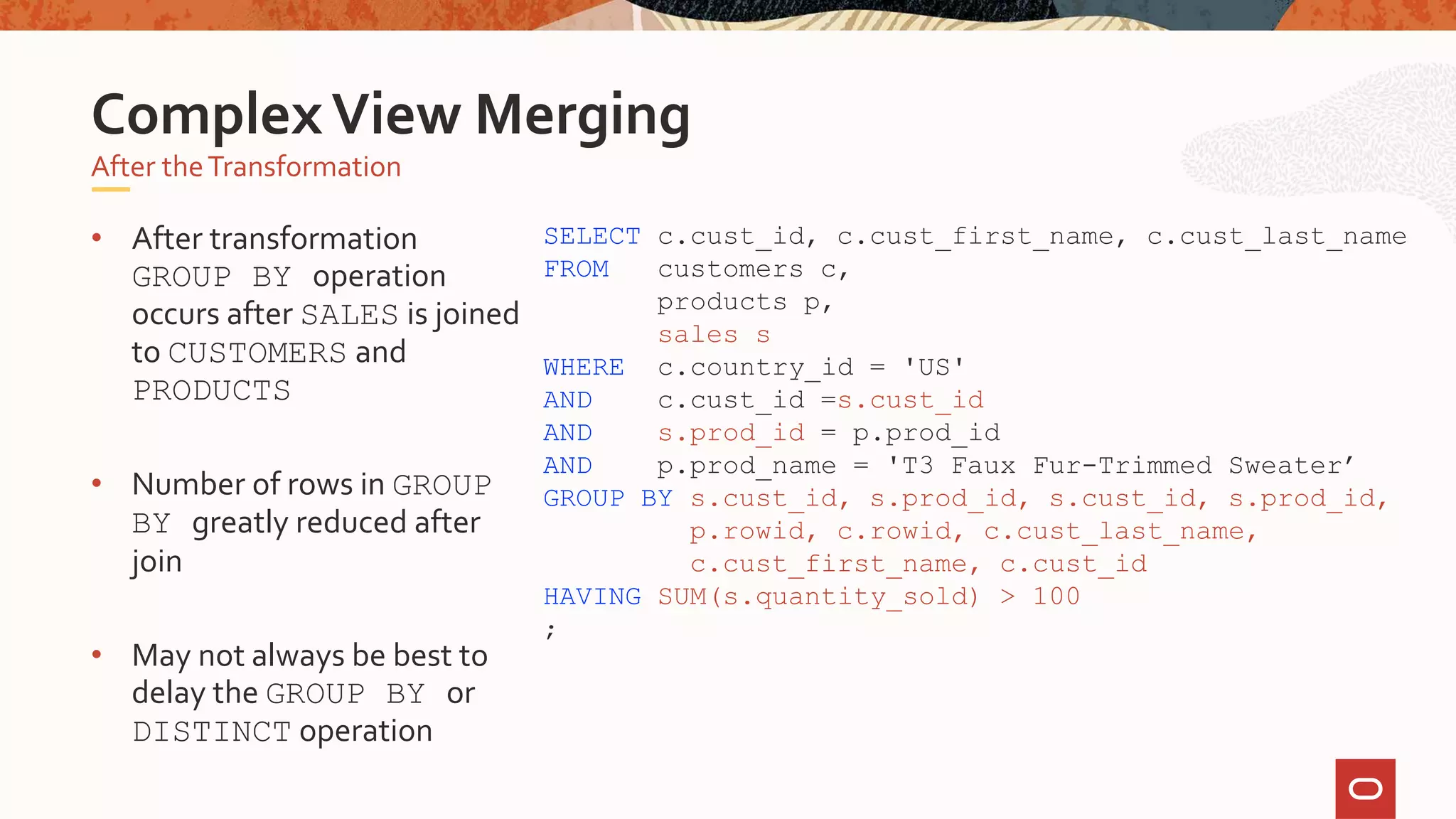 Part1 Of Sql Tuning Workshop Understanding The Optimizer Ppt
