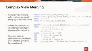 Part1 of SQL Tuning Workshop - Understanding the Optimizer | PPT