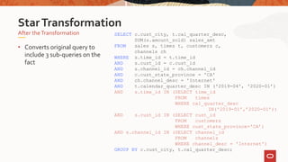 Part1 of SQL Tuning Workshop - Understanding the Optimizer | PPT