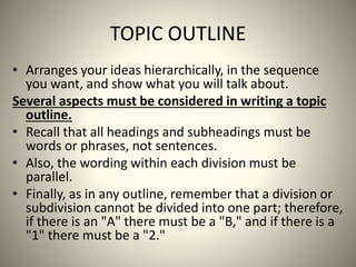 Part 1 unit 1 lesson 3 techniques in selecting and organizing ...