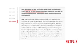 Netflix history | PPTX