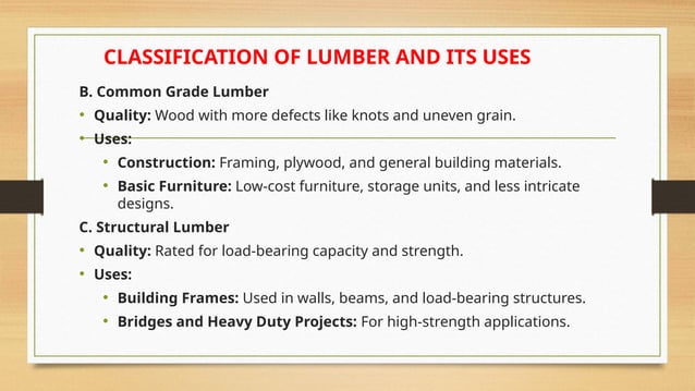 POWERPOINT PRESENTATION PART 1 WOOD & LUMBER.pptx
