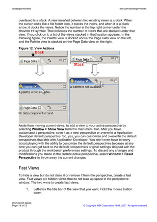 Part 1 workbench basics | PDF