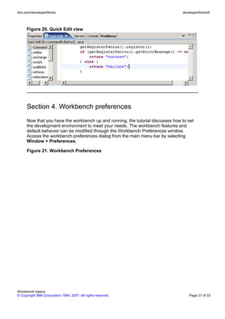 Part 1 workbench basics | PDF