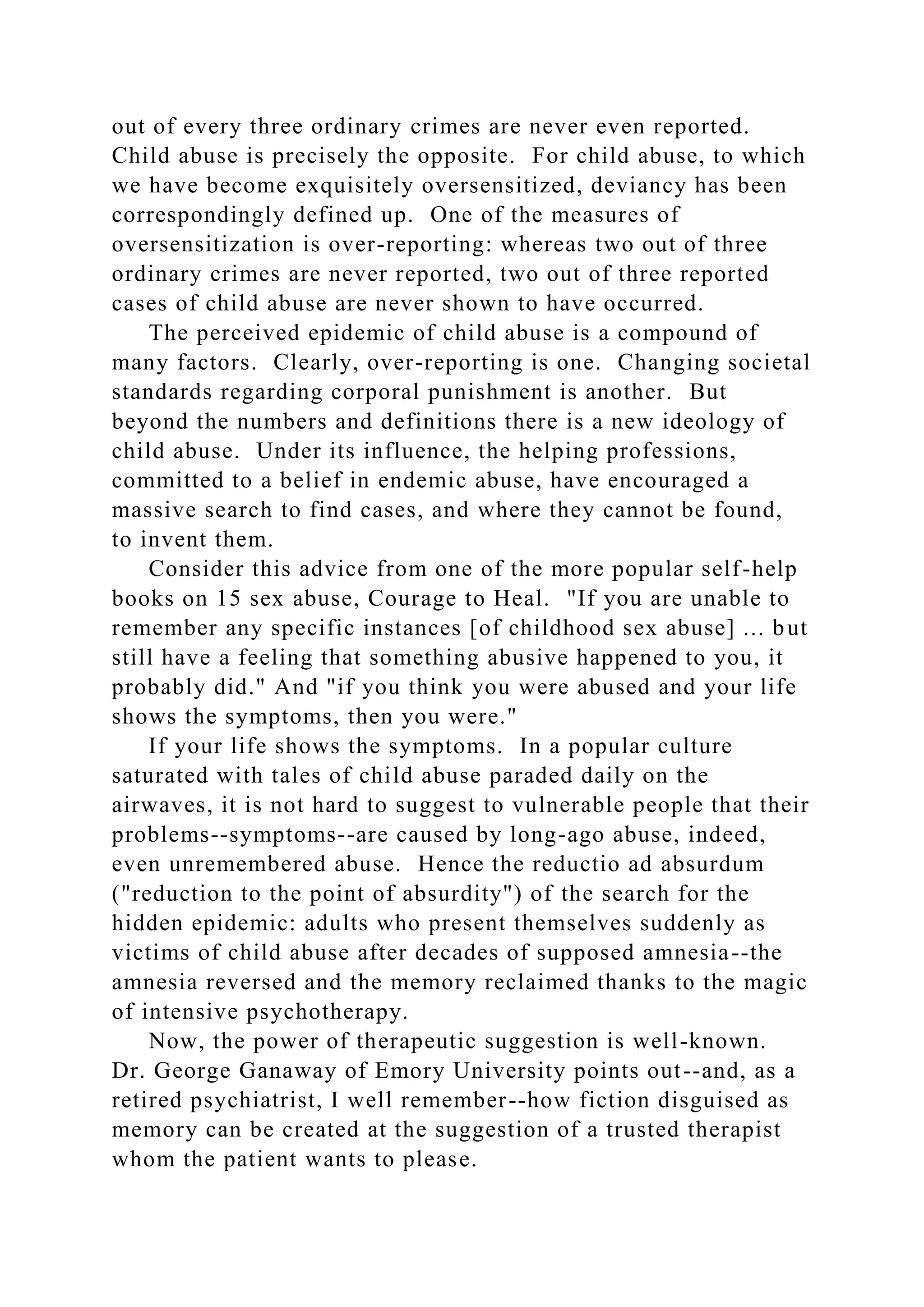 Part 1 Write a single-paragraph summary of Defining Deviancy U.docx