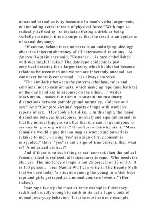 Part 1 Write a single-paragraph summary of Defining Deviancy U.docx