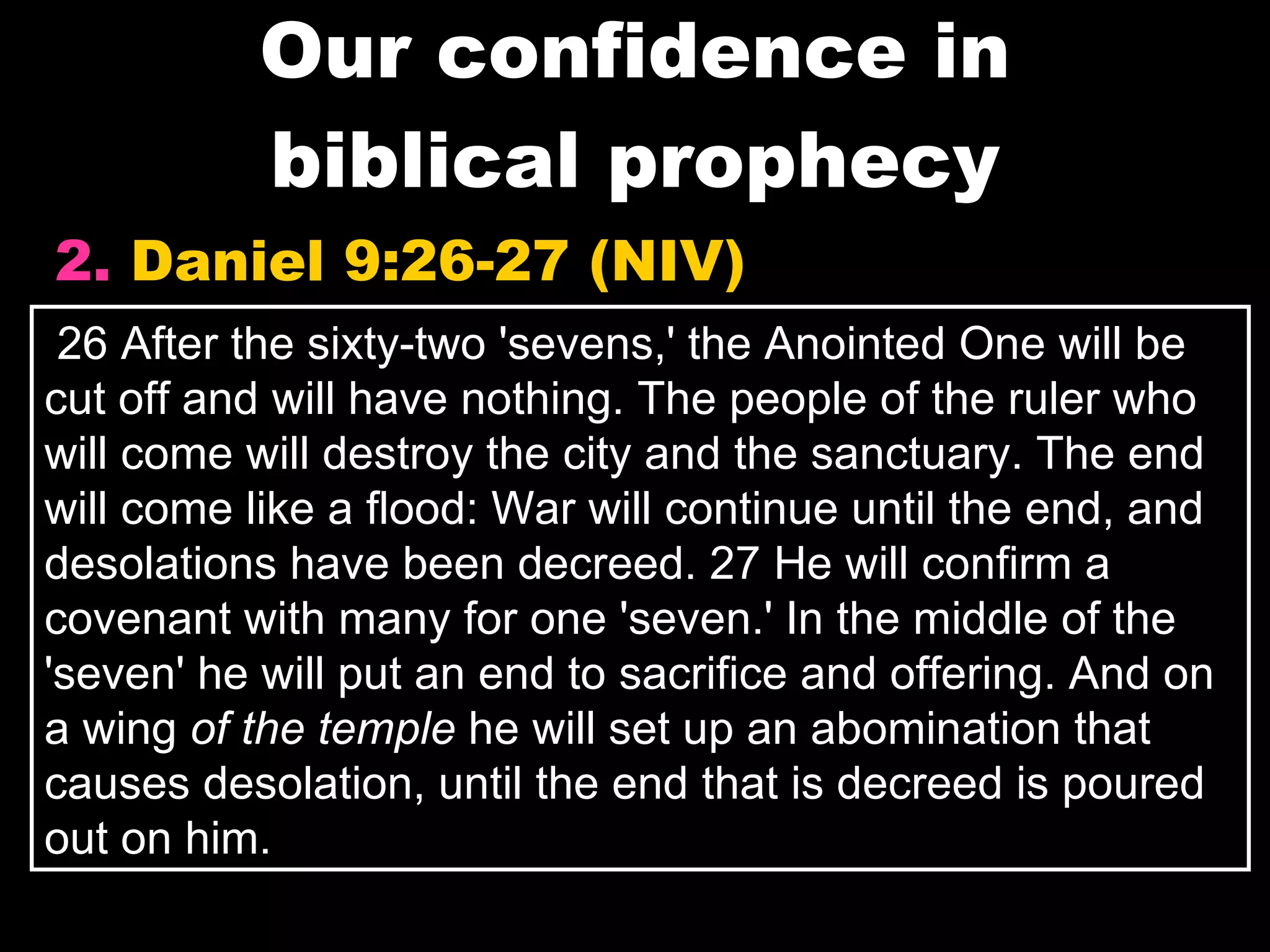 The Signs of the End Times | PPT