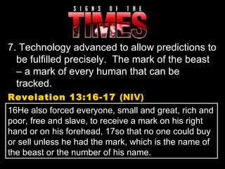 The Signs of the End Times | PPT