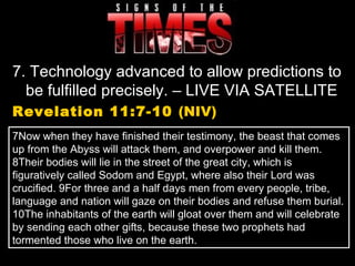 The Signs of the End Times | PPT