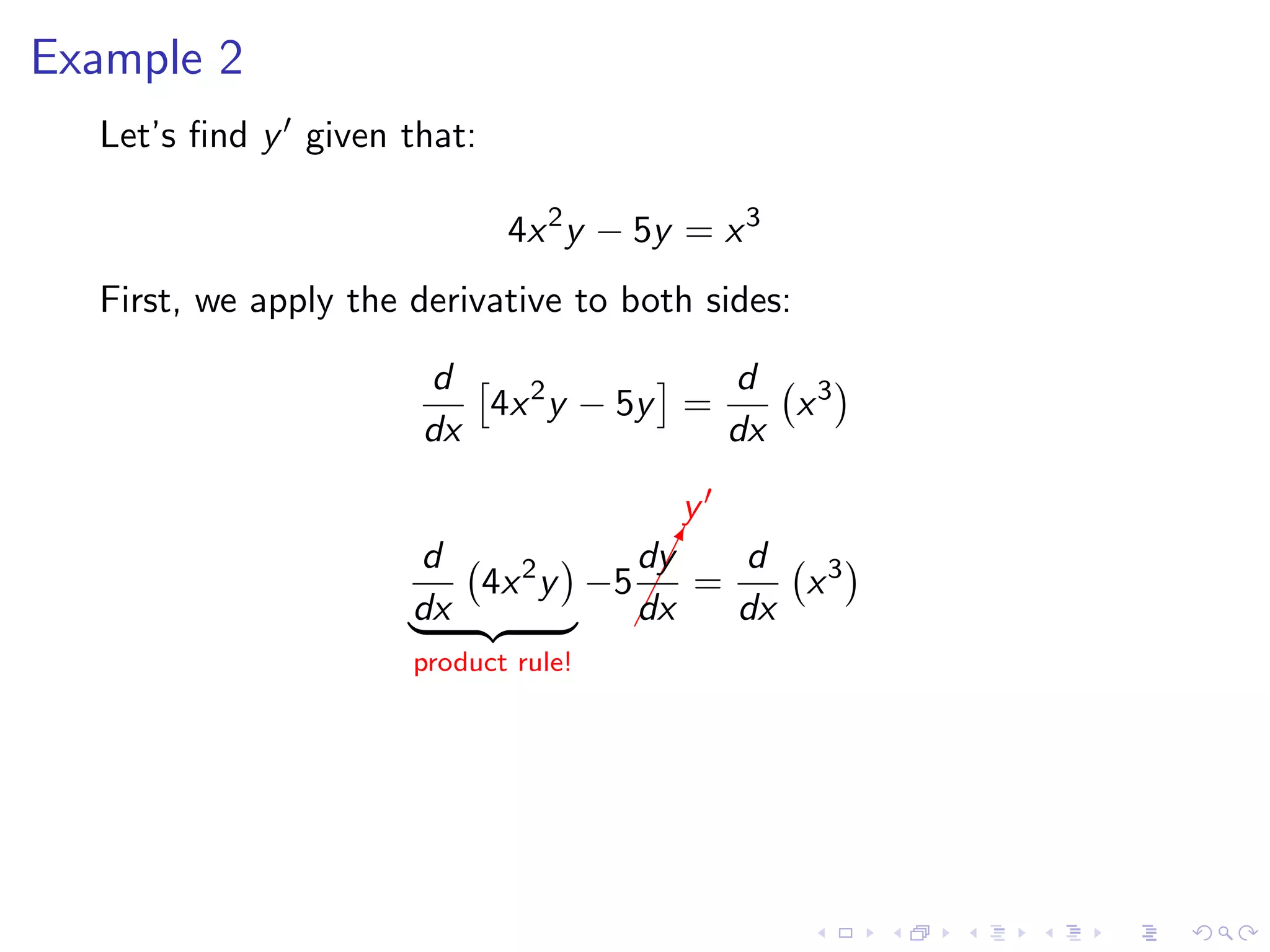 Implicit Differentiation, Part 2 | PPT