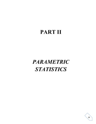 Parametric Statistics | DOCX