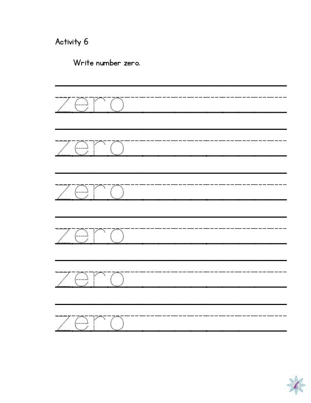 worksheet for dyscalulia