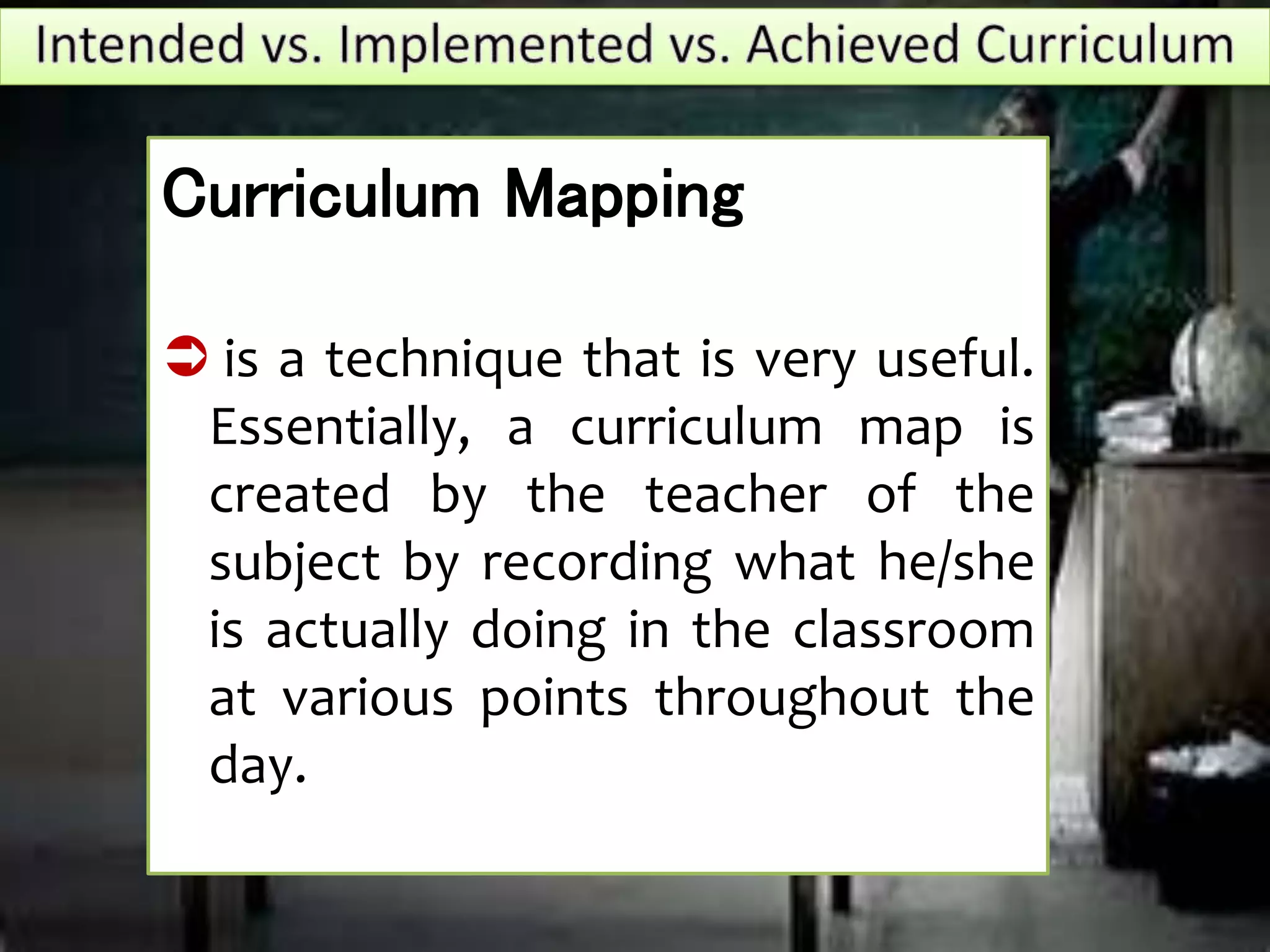 intended vs implemented vs achieved curriculum | PPTX