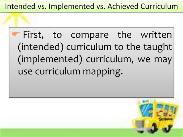 intended vs implemented vs achieved curriculum | PPTX | Educational ...