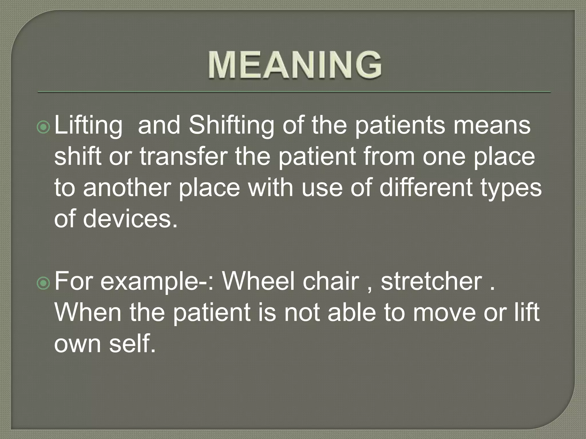 Patient Transfer | PPTX