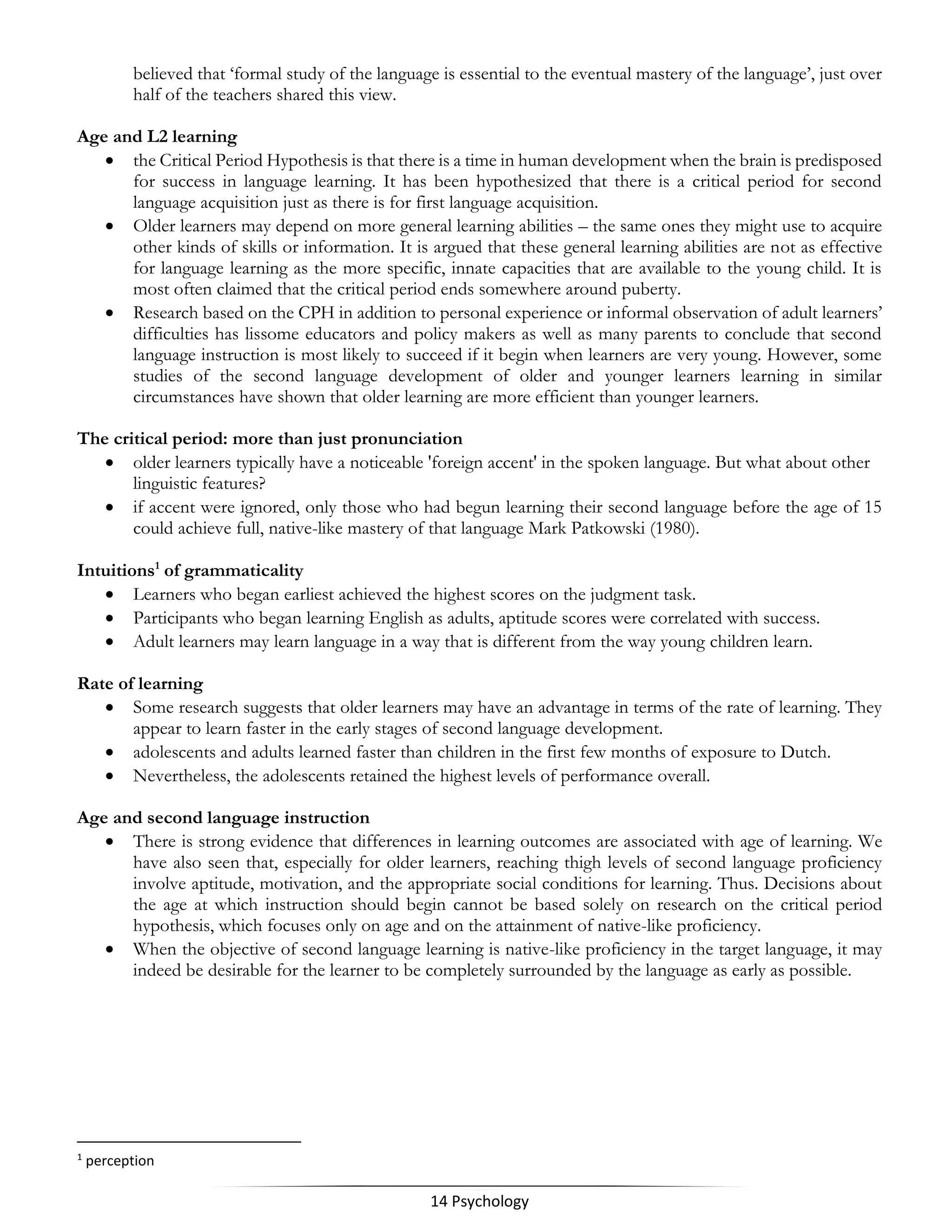 Psycholinguistics - Part 2 | PDF | Parenting Babies and Toddlers ...