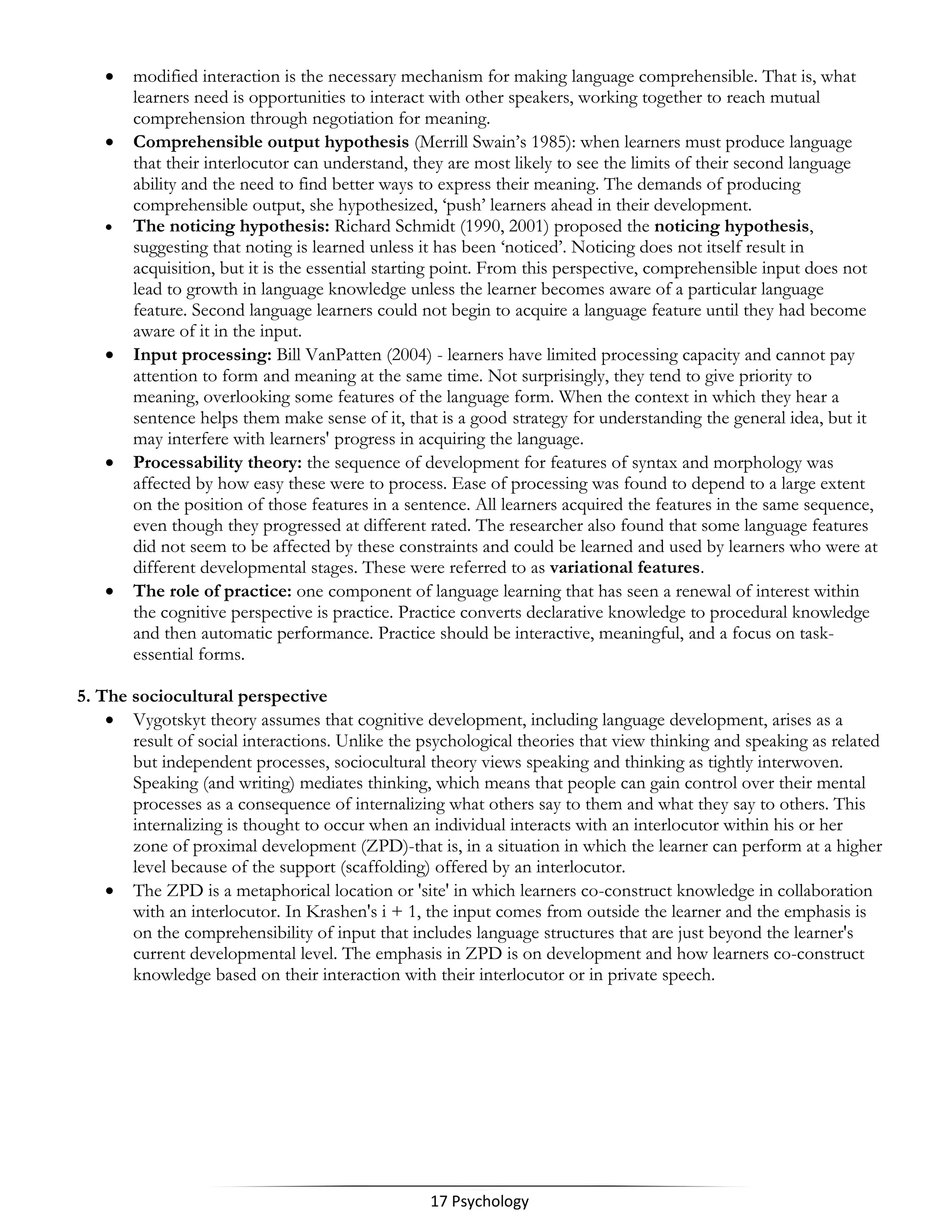 Psycholinguistics - Part 2 | PDF | Parenting Babies and Toddlers | Parenting