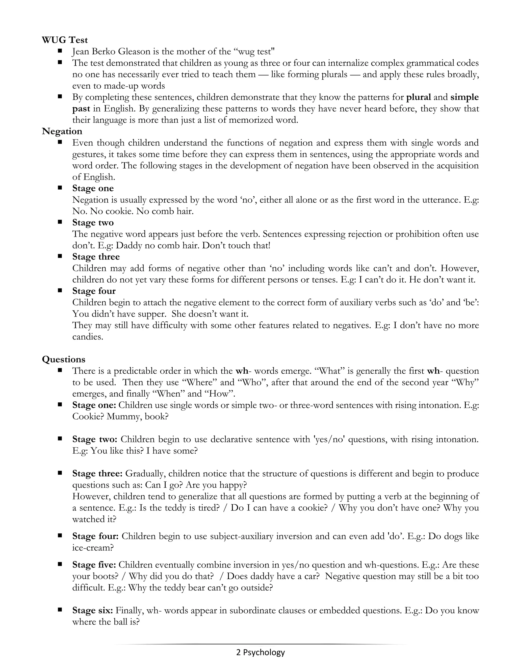 Psycholinguistics - Part 2 | PDF | Parenting Babies and Toddlers ...