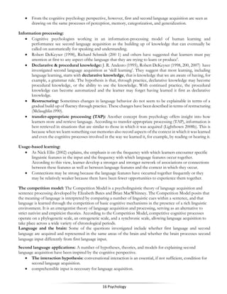 Psycholinguistics - Part 2 | PDF | Parenting Babies and Toddlers | Parenting