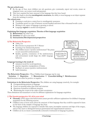 Psycholinguistics - Part 2 | PDF | Parenting Babies and Toddlers ...
