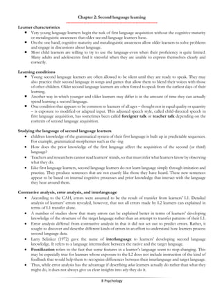 Psycholinguistics - Part 2 | PDF | Parenting Babies and Toddlers ...