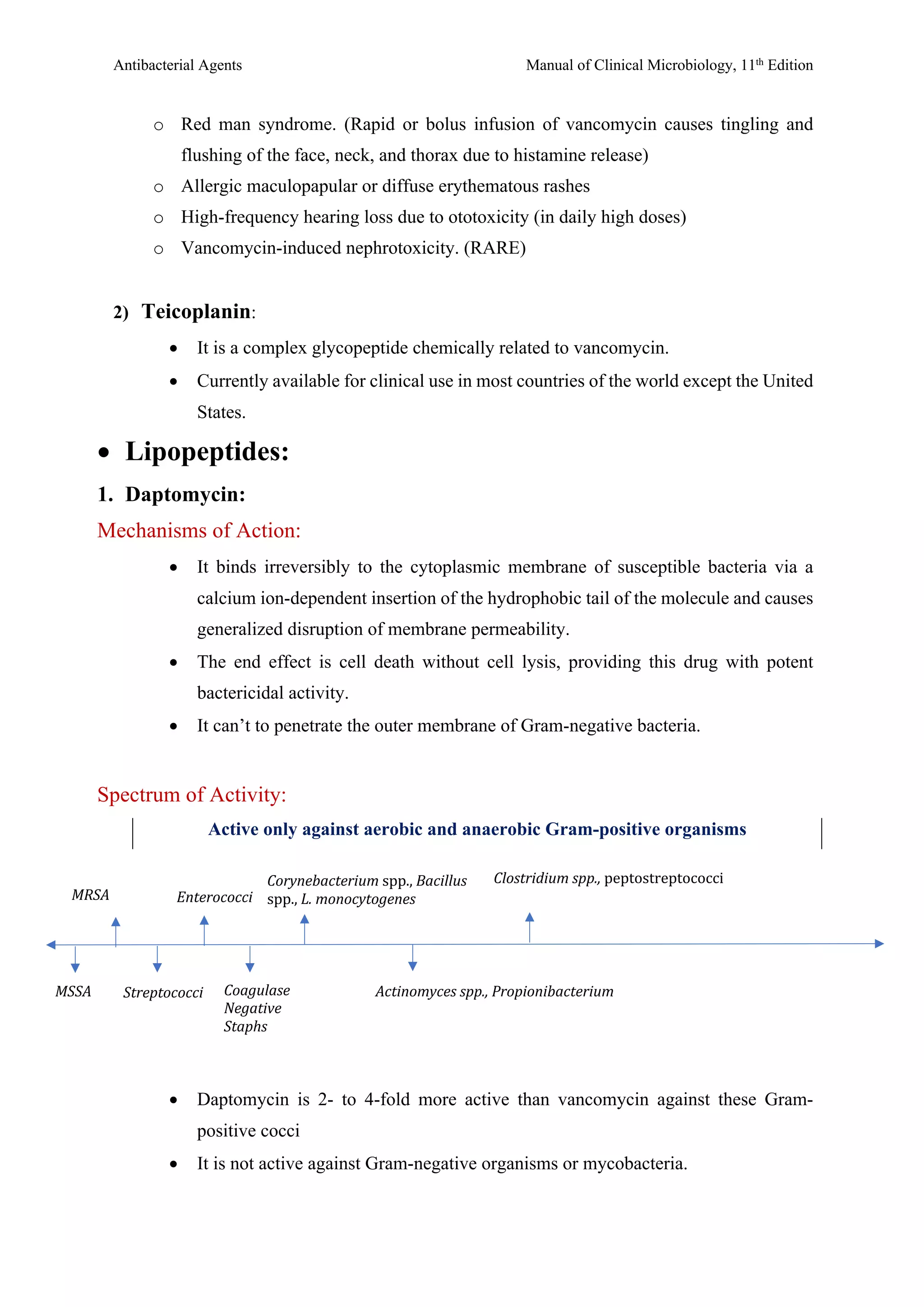 Glycopeptides, Lipopeptides, Lipoglycopeptides and Polymyxins ...