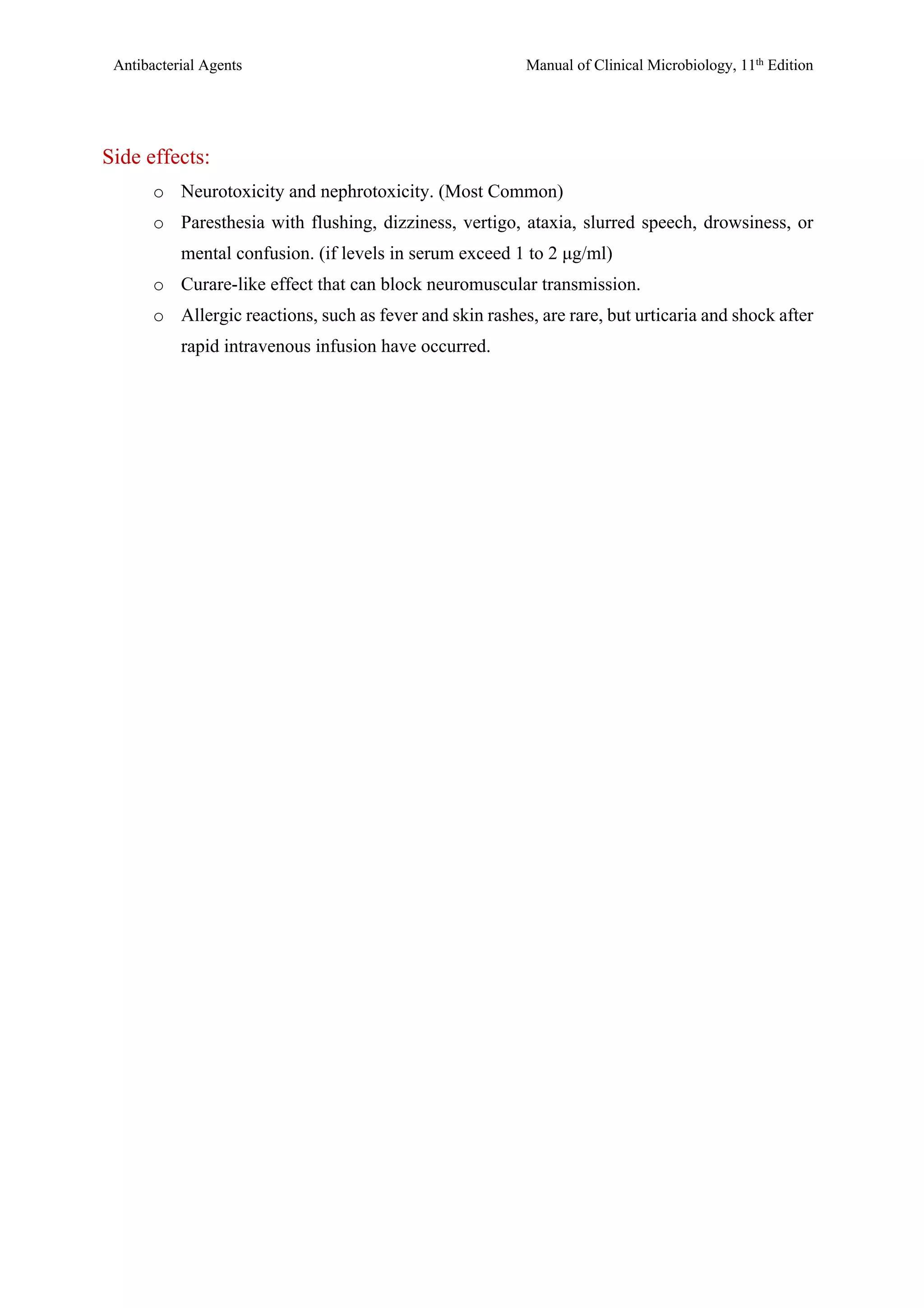 Glycopeptides, Lipopeptides, Lipoglycopeptides and Polymyxins ...