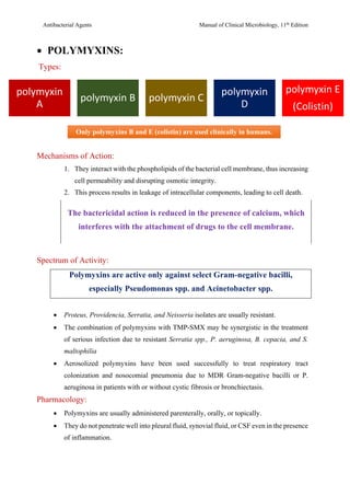 Glycopeptides, Lipopeptides, Lipoglycopeptides and Polymyxins ...