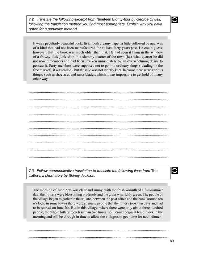 Literary Translation -Translating Fiction | PDF