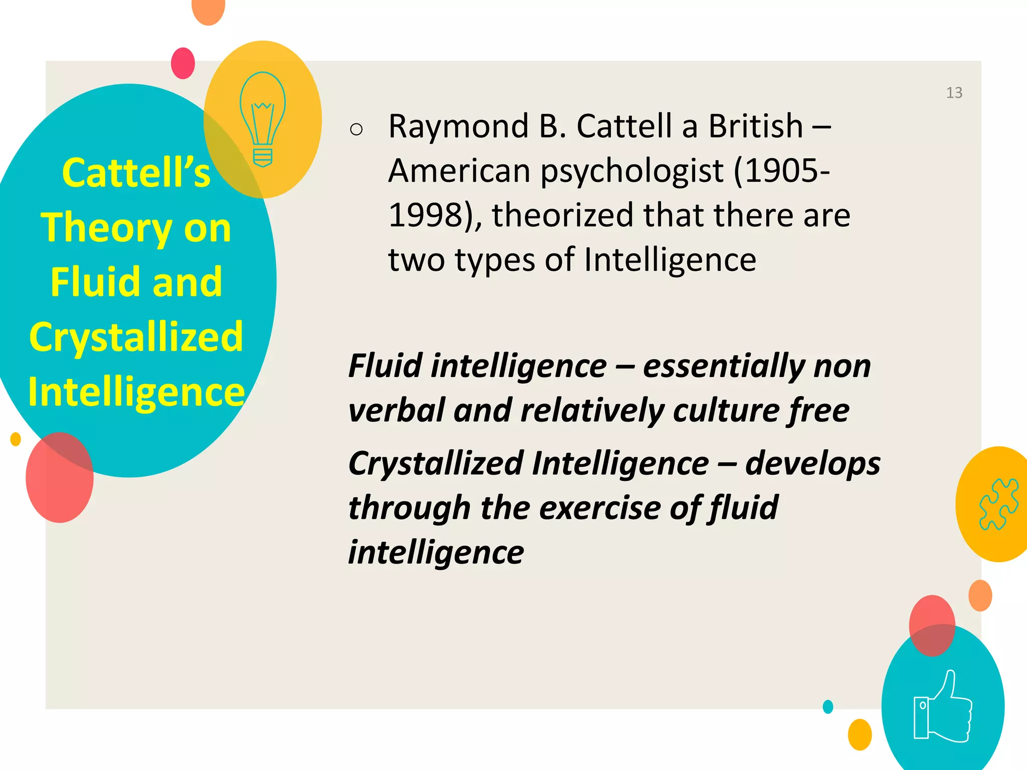 Theories and Definitions of Intelligence | PPTX