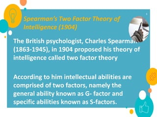 Theories and Definitions of Intelligence | PPTX