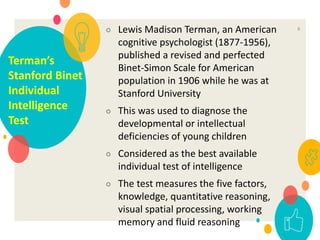 Theories and Definitions of Intelligence | PPTX