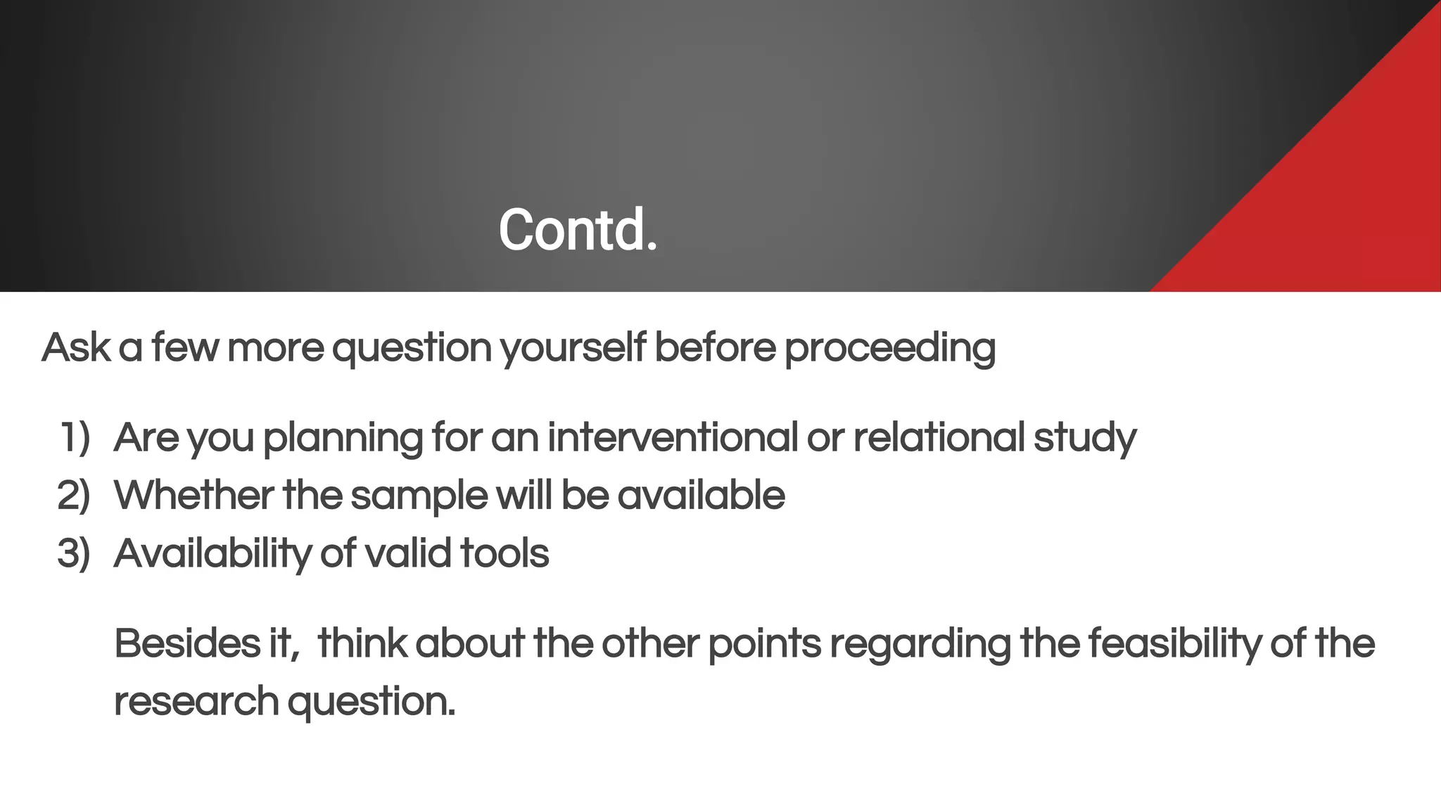 Framing a research question | PPTX