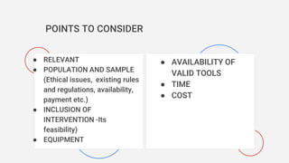 Framing a research question | PPTX