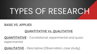 Framing a research question | PPTX