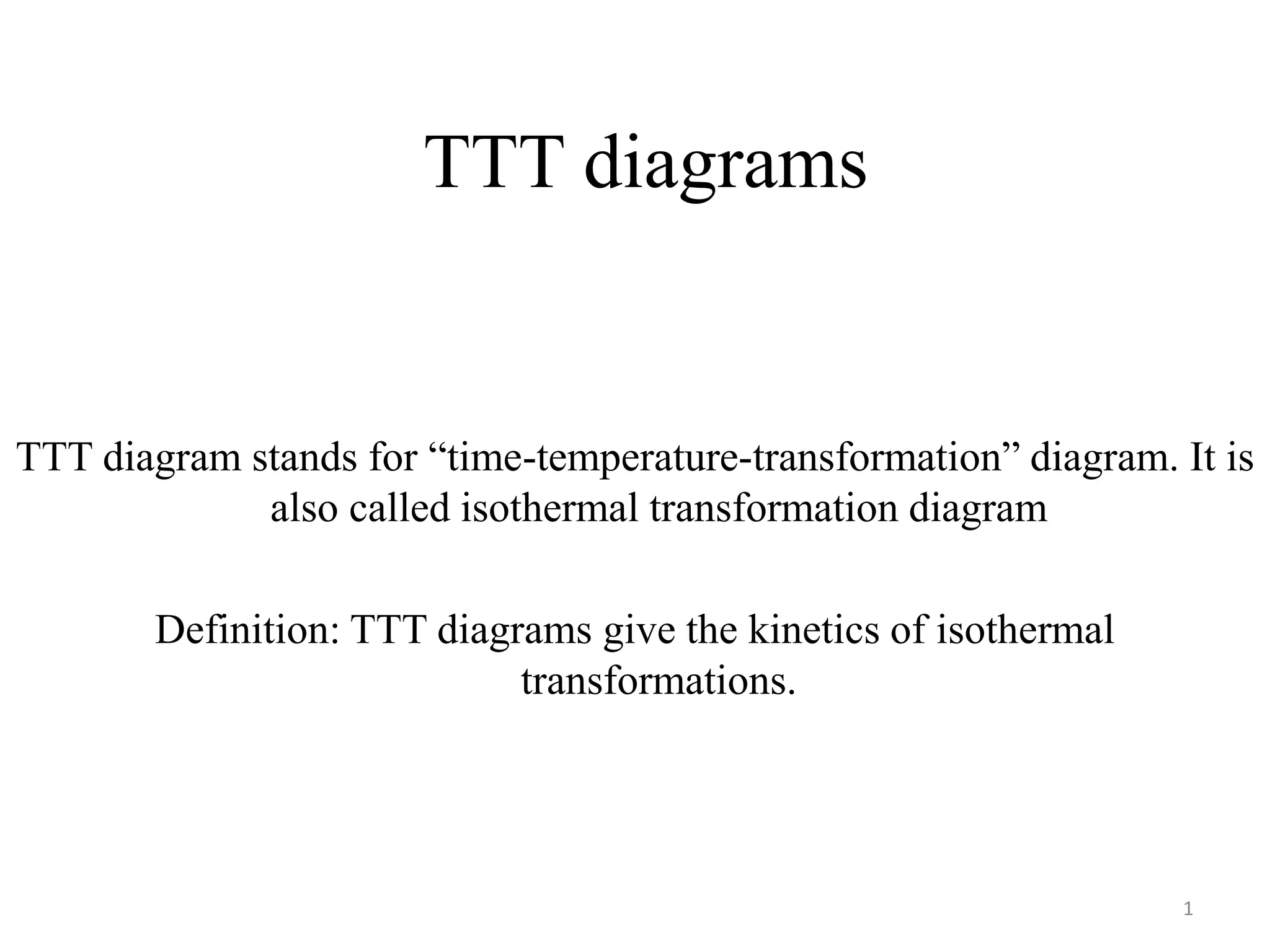 time temperature transformation | PPT