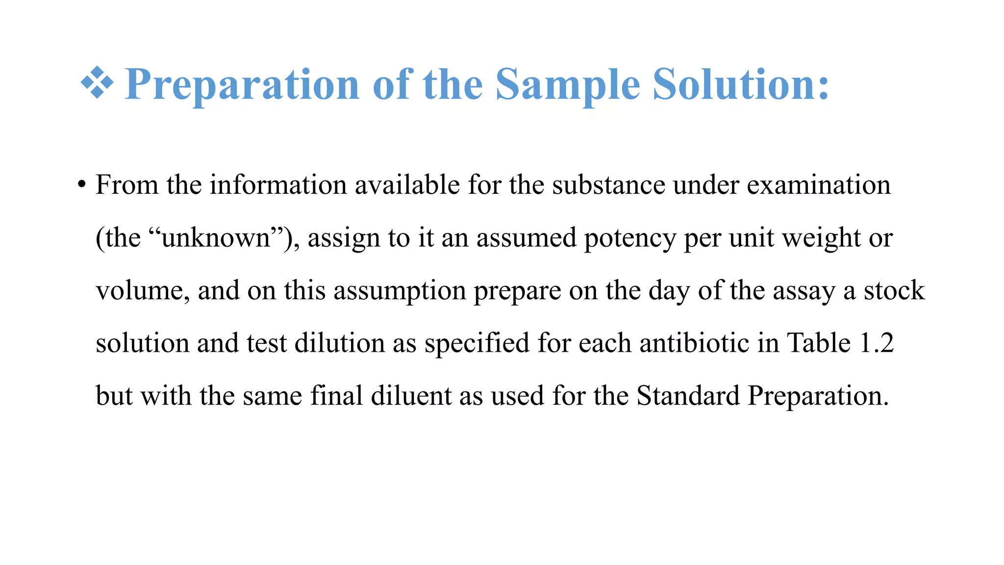 Principles and methods of different microbiological assay, methods for ...