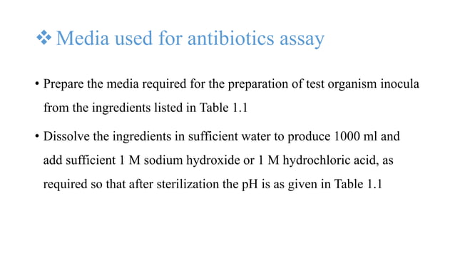 Principles and methods of different microbiological assay, methods for ...
