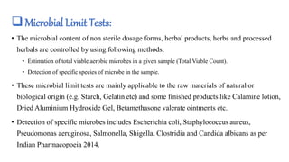 Assessment of microbial contamination and spoilage. PHARMACEUTICAL ...
