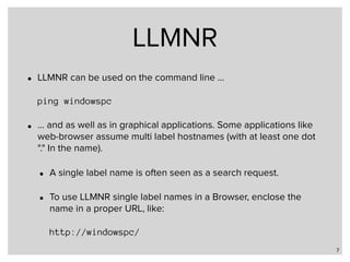 Part 2 - Local Name Resolution in Windows Networks | PDF