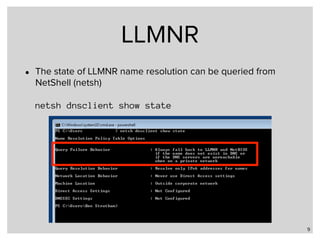 Part 2 - Local Name Resolution in Windows Networks | PDF