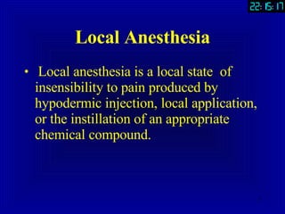 Part2.Anesthesia | PPT