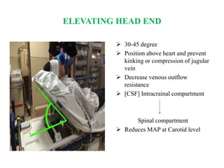 MANAGEMENT OF RAISED INTRACRANIAL PRESSURES | PPTX
