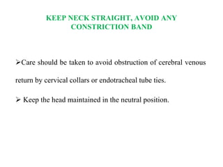 MANAGEMENT OF RAISED INTRACRANIAL PRESSURES | PPT