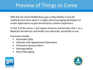 Part 2: Creating MyMedicare.gov Accounts | PDF