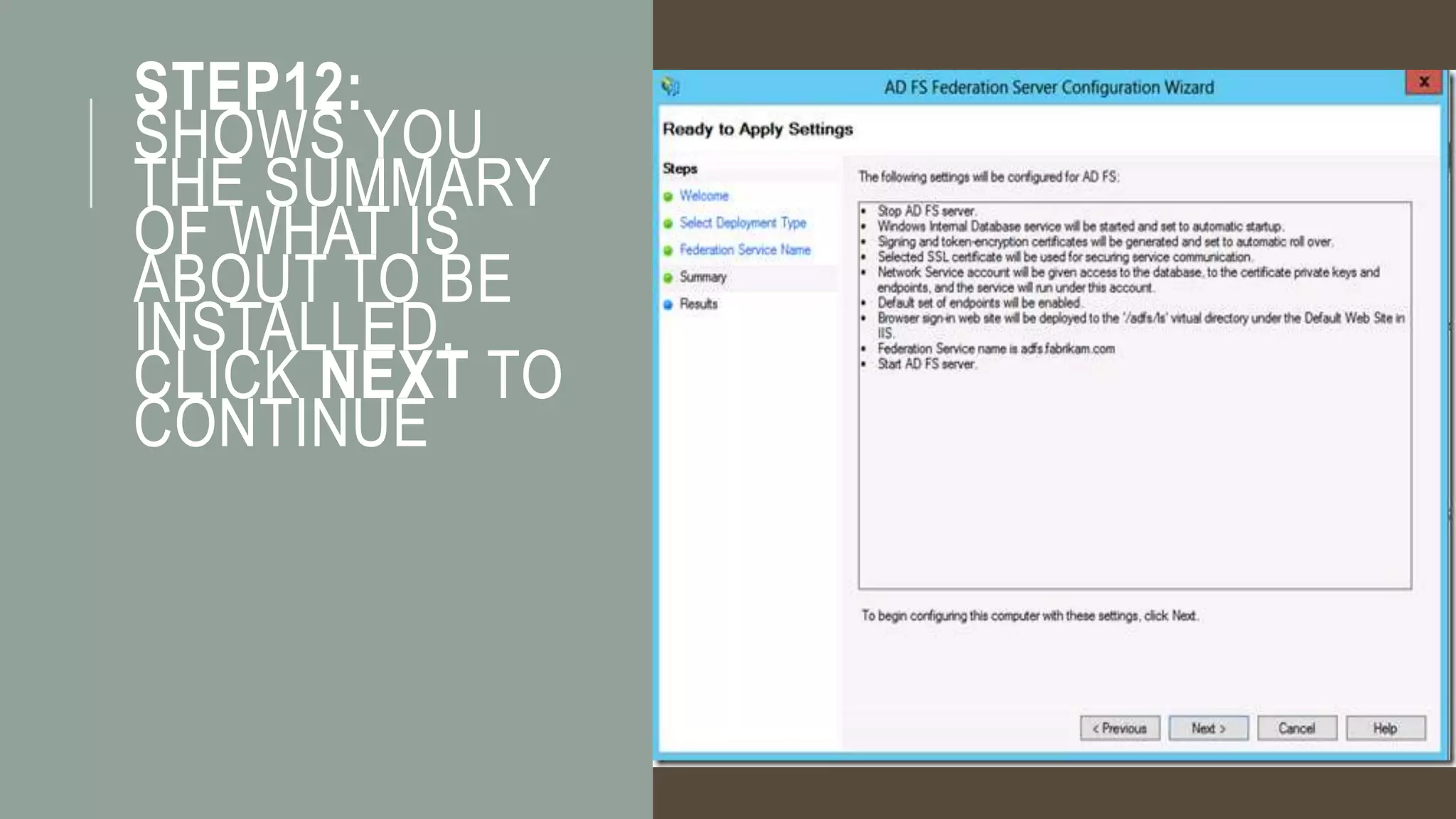 Part 2 - Setup ADFS (Active Directory Federation Service) | PPTX | Computing | Technology ...