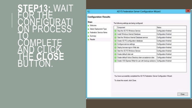 Part 2 - Setup ADFS (Active Directory Federation Service) | PPTX | Computing | Technology ...